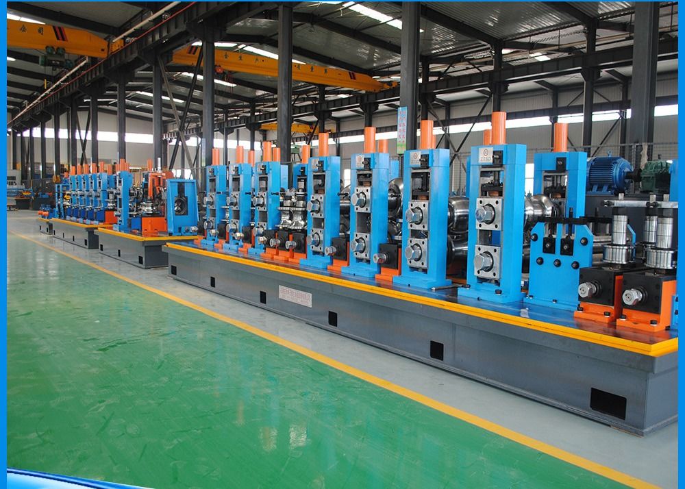 High Frequency Welded Pipe Mill 60mm Round Tube Mill High Speed Erw ...