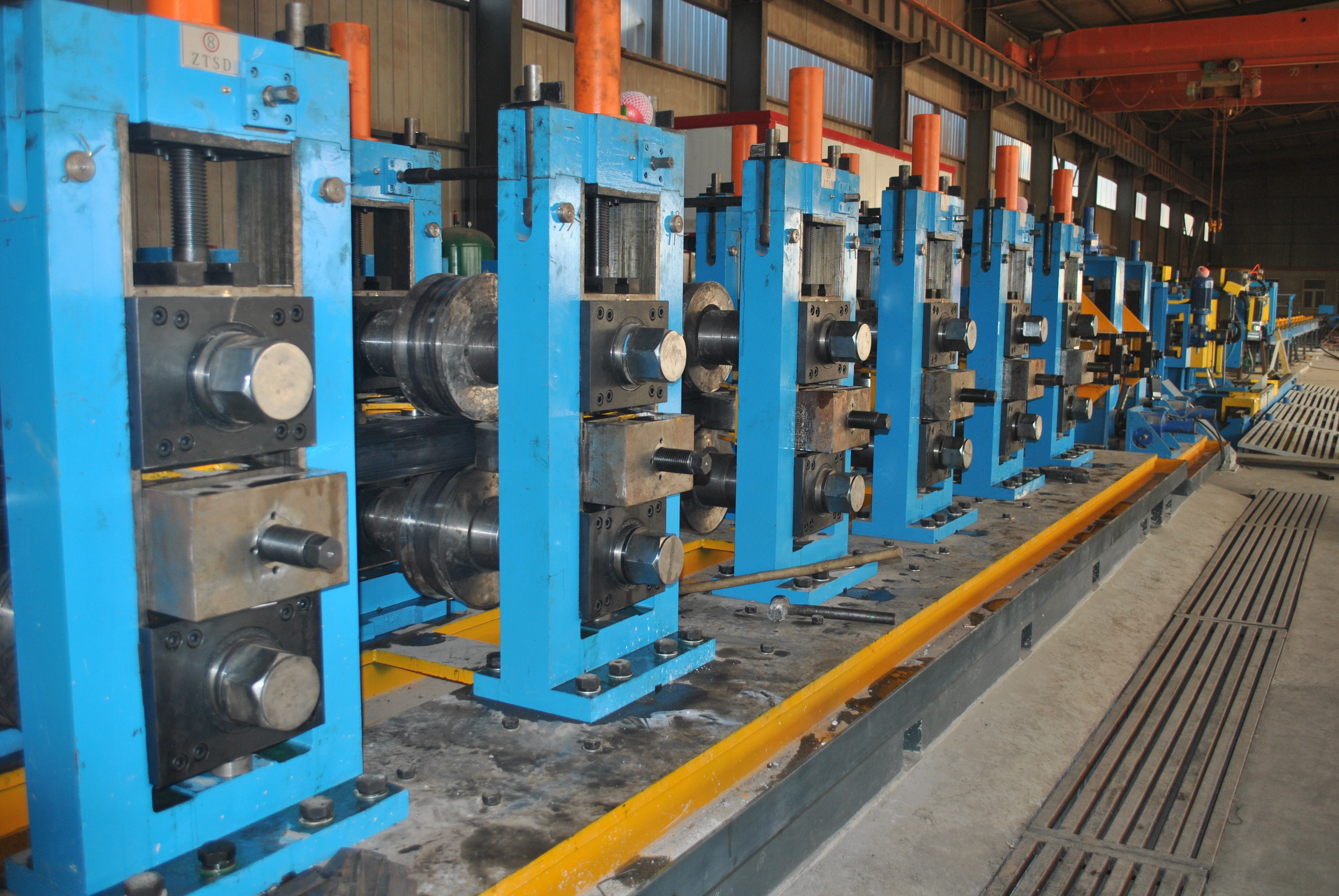 219mm Carbon Steel Welded Pipe Mill for Round Tube Production