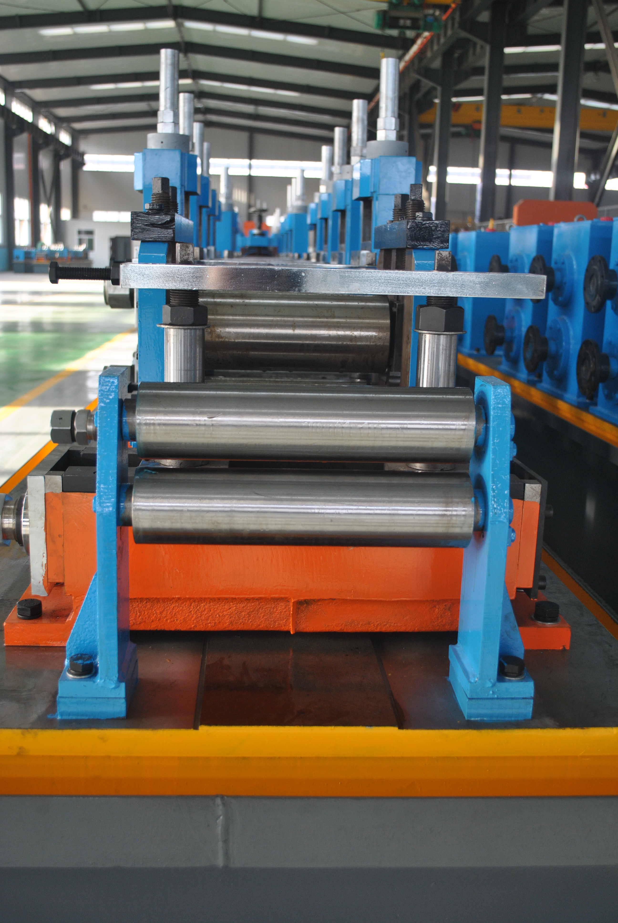 Full Automatic ERW Steel Pipe Production Line 63mm