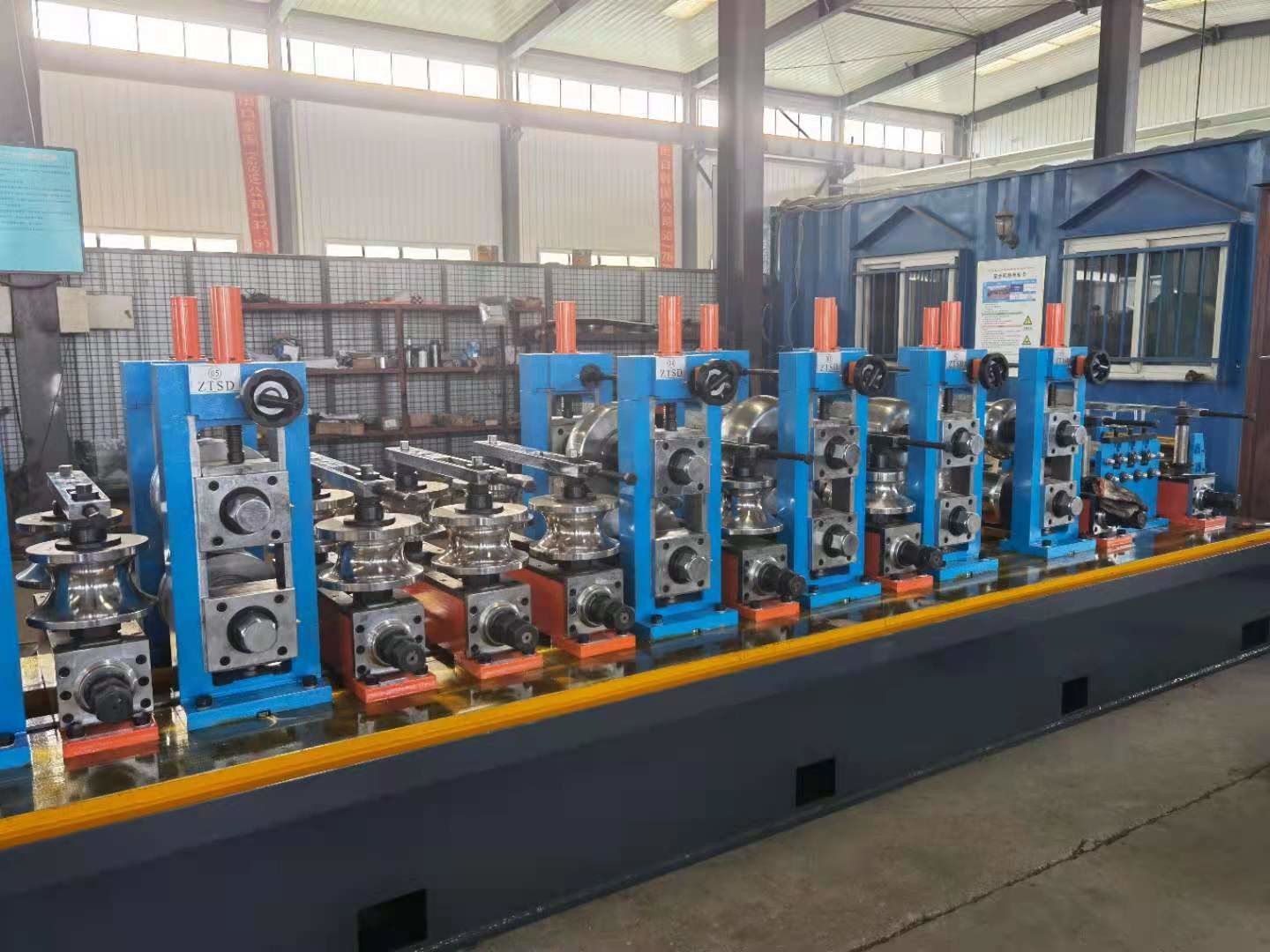HR Carbon Steel Tube Making Machine for Round & Square Pipes