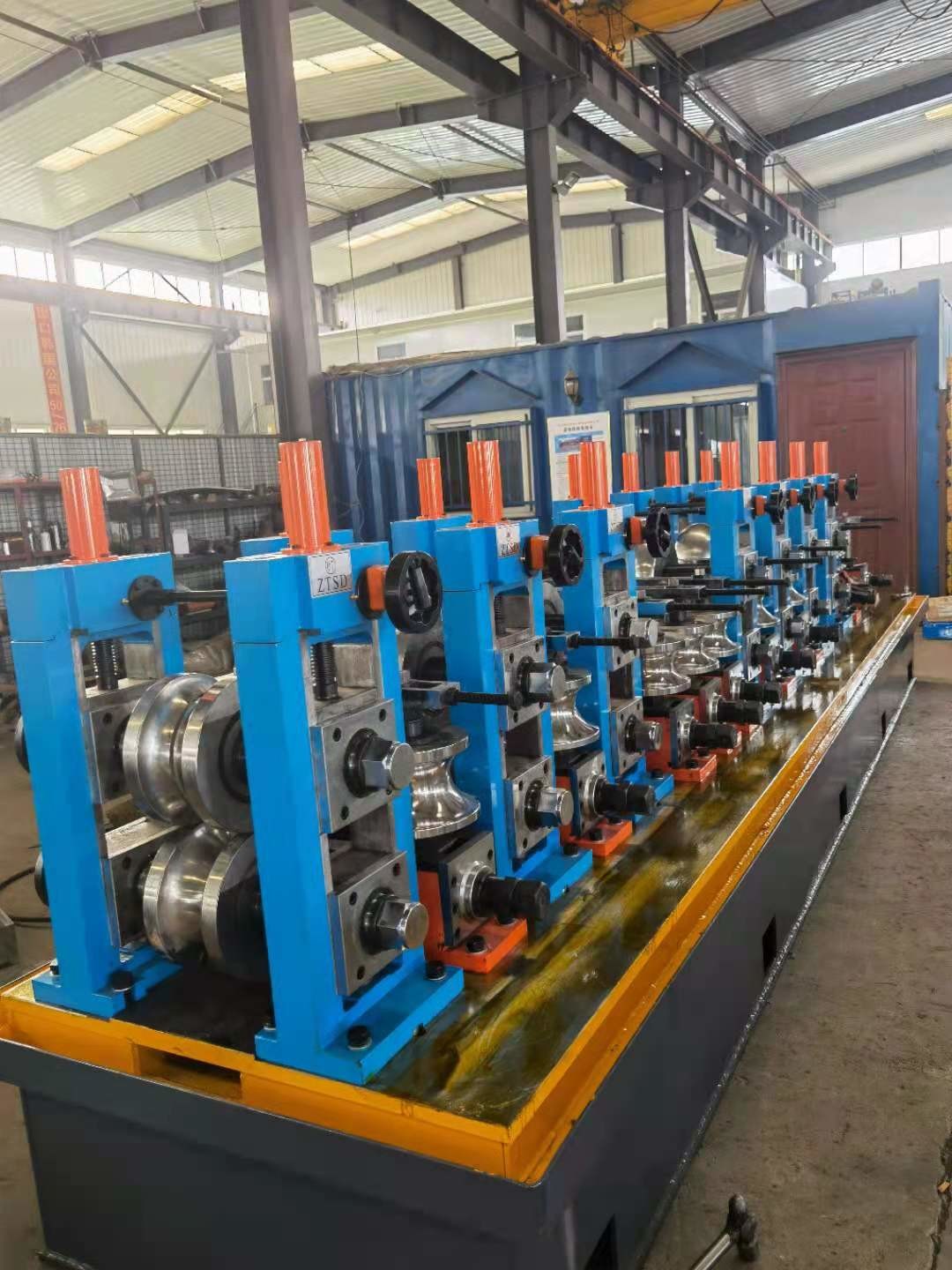 Fully Automatic Hydraulic Shearing Metal Pipe Making Machine 50M/Min Speed