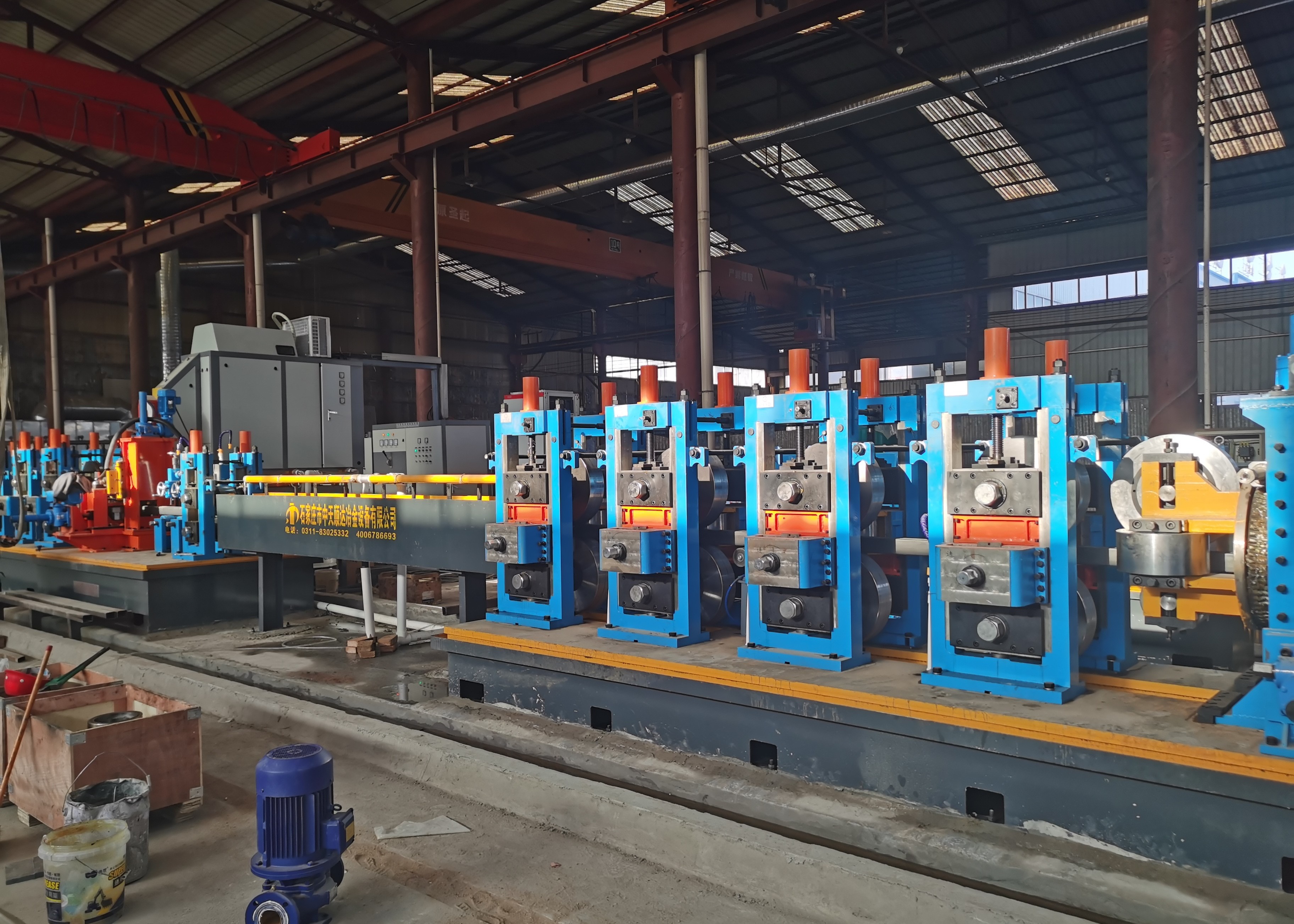 600kw ERW Pipe Mill Machine with Full Digital Control